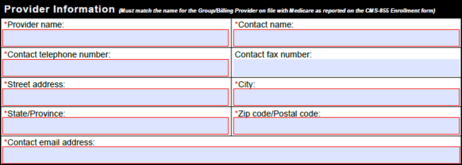 Instructions for completing the EDI enrollment form for providers | FCSO Medicare
